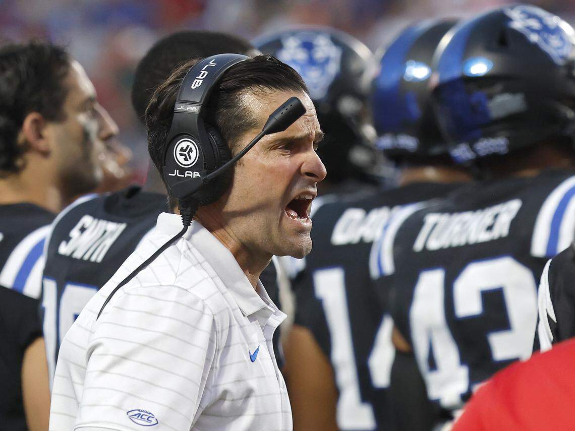 Why Penn State firing its football coach resonated with Duke's Manny Diaz