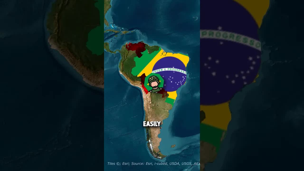 brazil forms brazilian empire and attacks south america