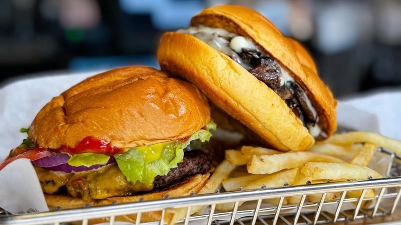 The Meaty Secret Found In Smashburger's Iconic Burgers