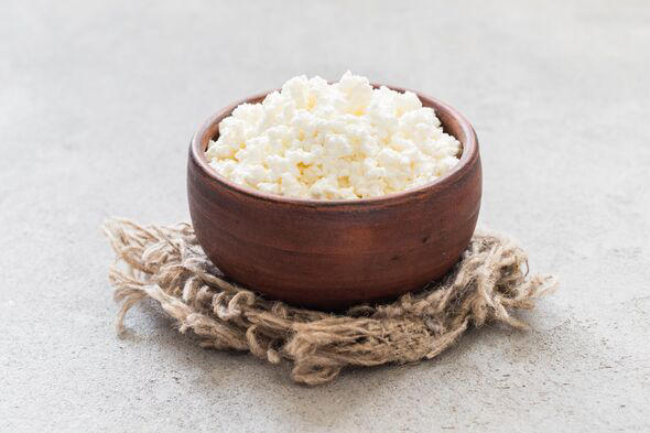 Add one protein-rich ingredient to scrambled eggs to make them fluffier