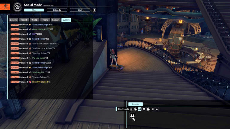 How to Use the Hold Hands Emote in Blue Protocol: Star Resonance