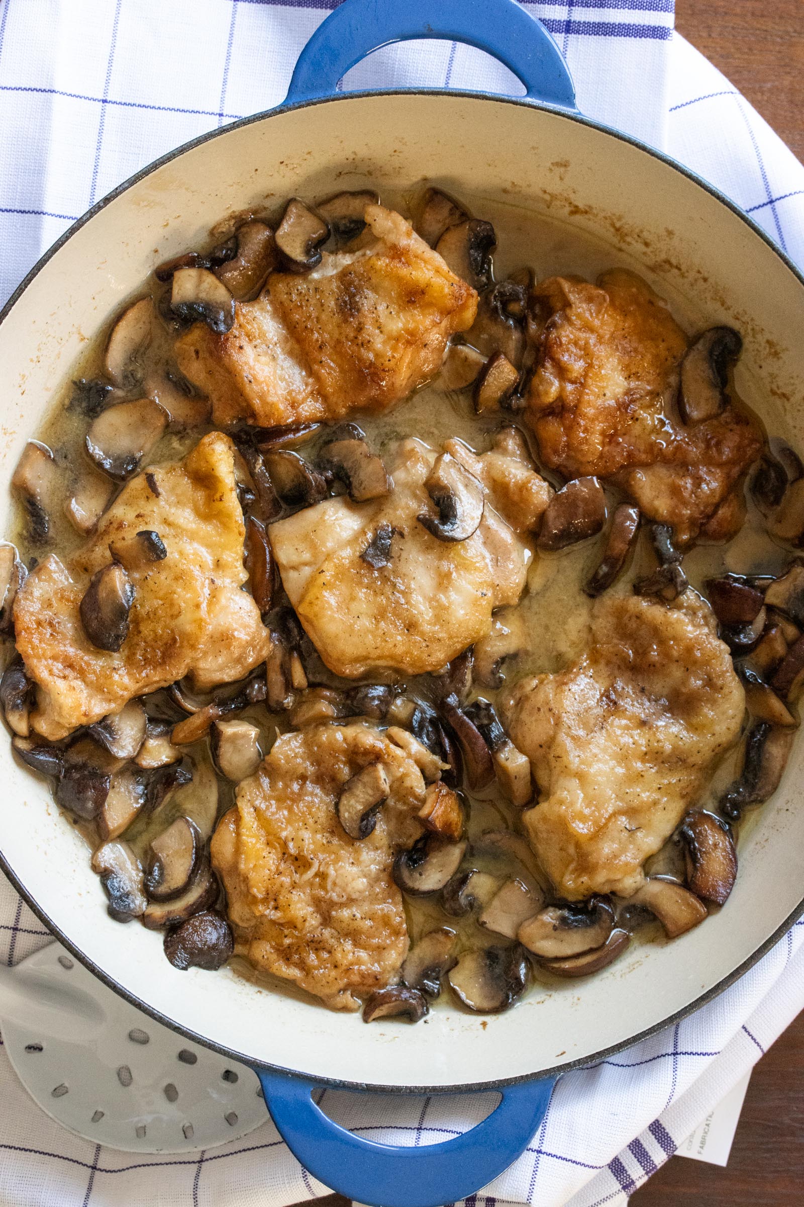 A French Classic - Mushroom Chicken