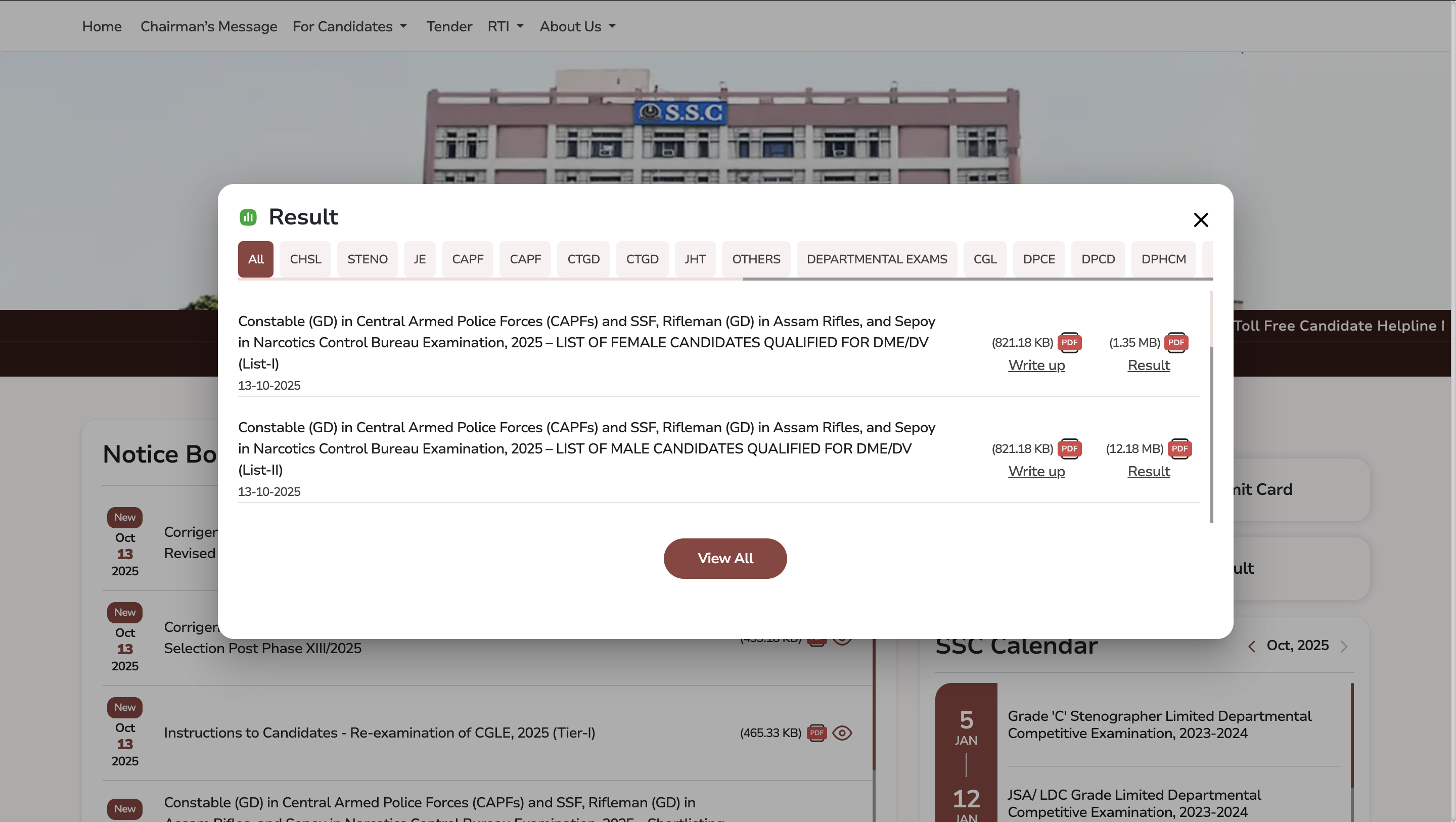 SSC GD result 2025 released at ssc.gov.in: Check direct link to ...
