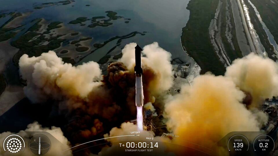 Elon Musk's SpaceX successfully launches Starship Flight 11 megarocket ...