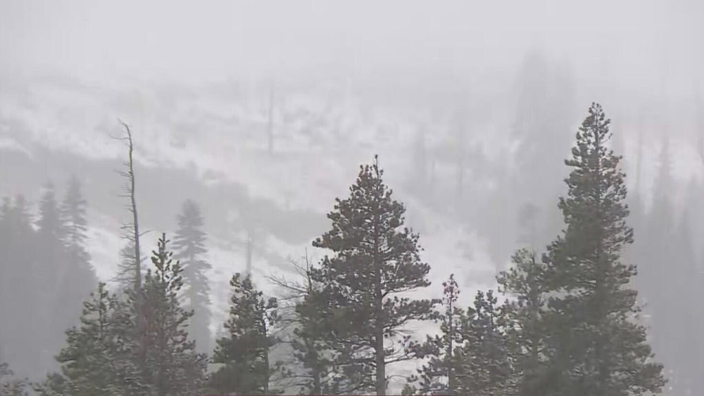 October snowfall hits California's Northern Sierra at Donner Summit