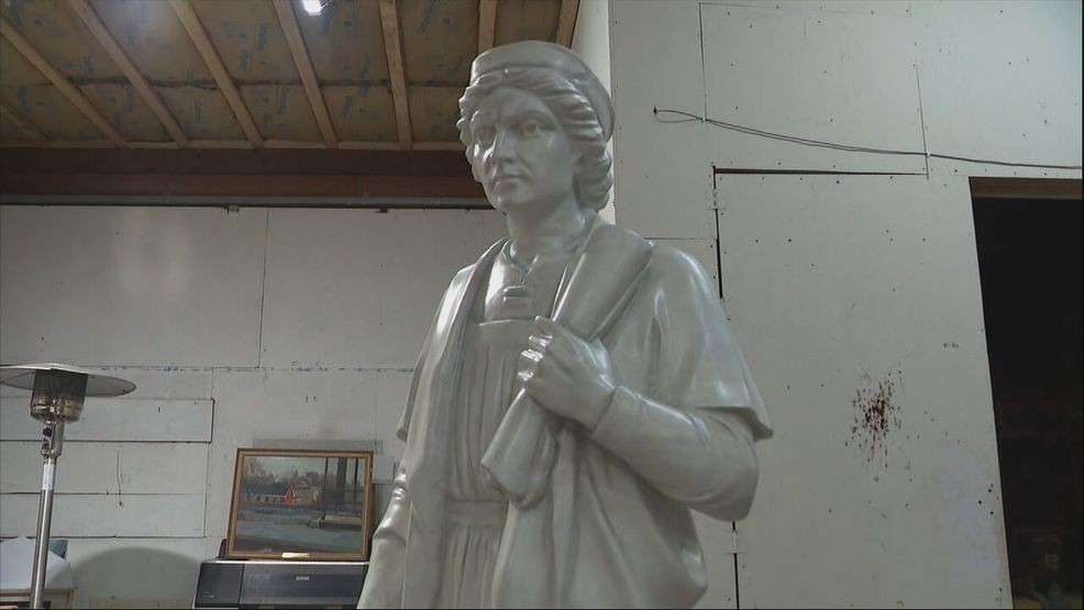 Once dumped in the Inner Harbor, Baltimore's Columbus statue now headed ...
