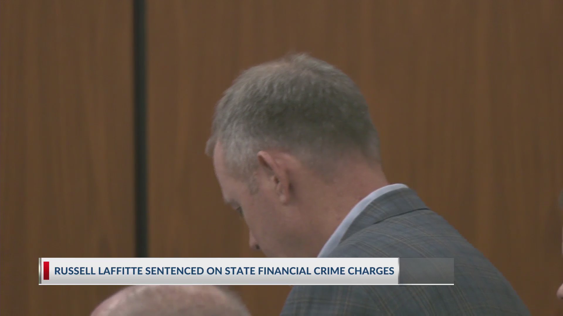Russell Laffitte sentenced on state financial crime charges