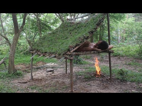 Primitive Technology: Build Bed Shed