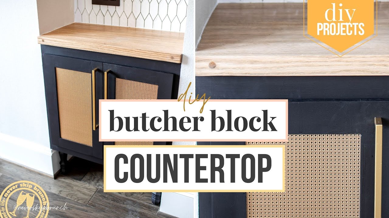 Transform Your Kitchen With This Butcher Block Countertop DIY
