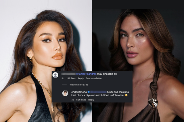 Chie Filomeno reveals that Sofia Andres allegedly blocked her on Instagram