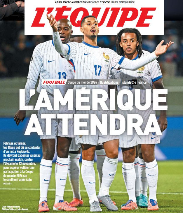 Revue de presse : La France se loupe en Islande, Lee nommé pour un titre