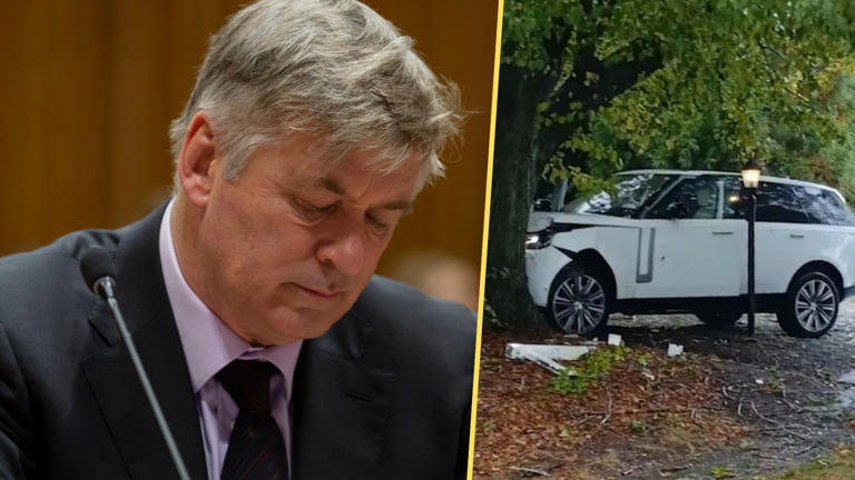 Alec Baldwin przeżył wypadek samochodowy. Nagle zjechał z drogi i wpadł ...
