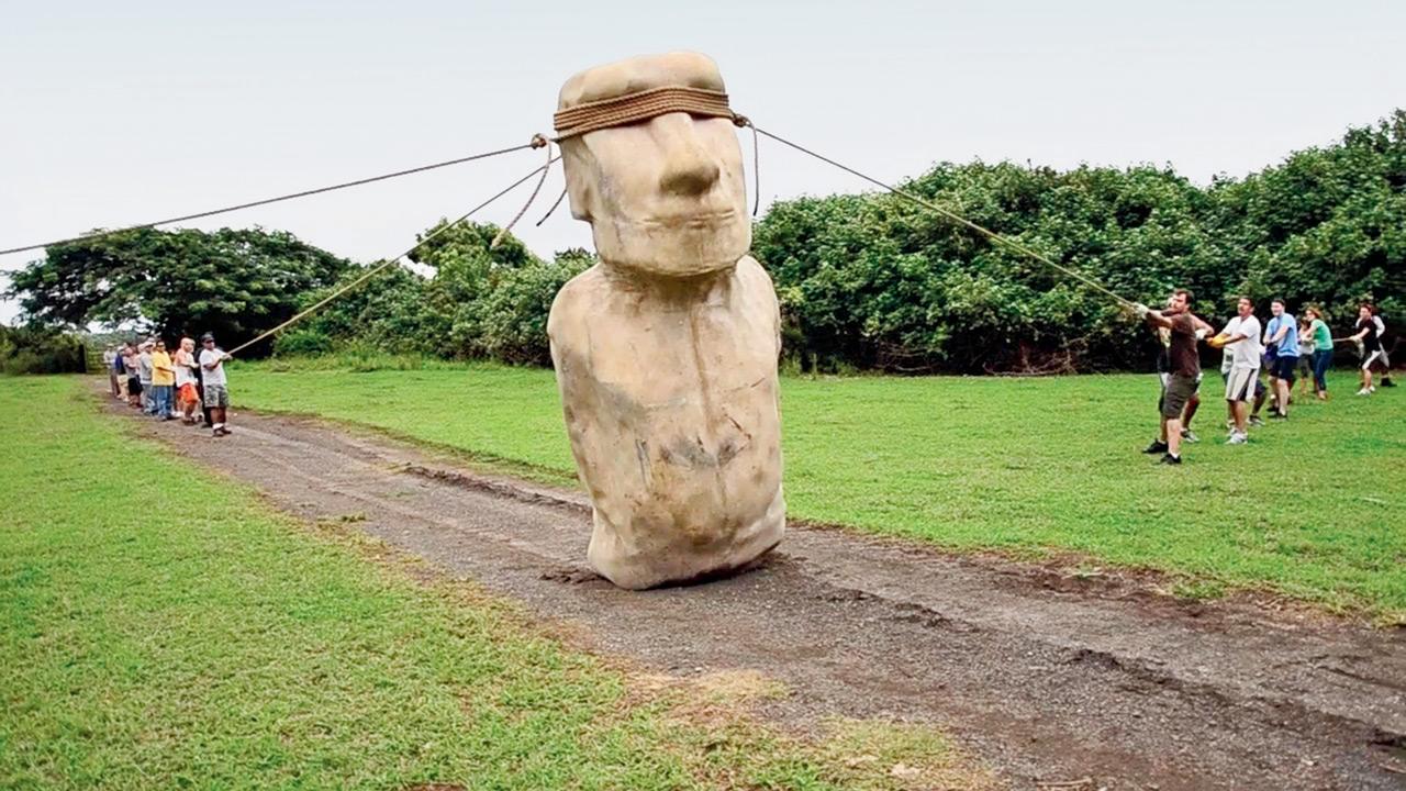 Scientists reveal how Rapa Nui Moai statues could walk using ropes