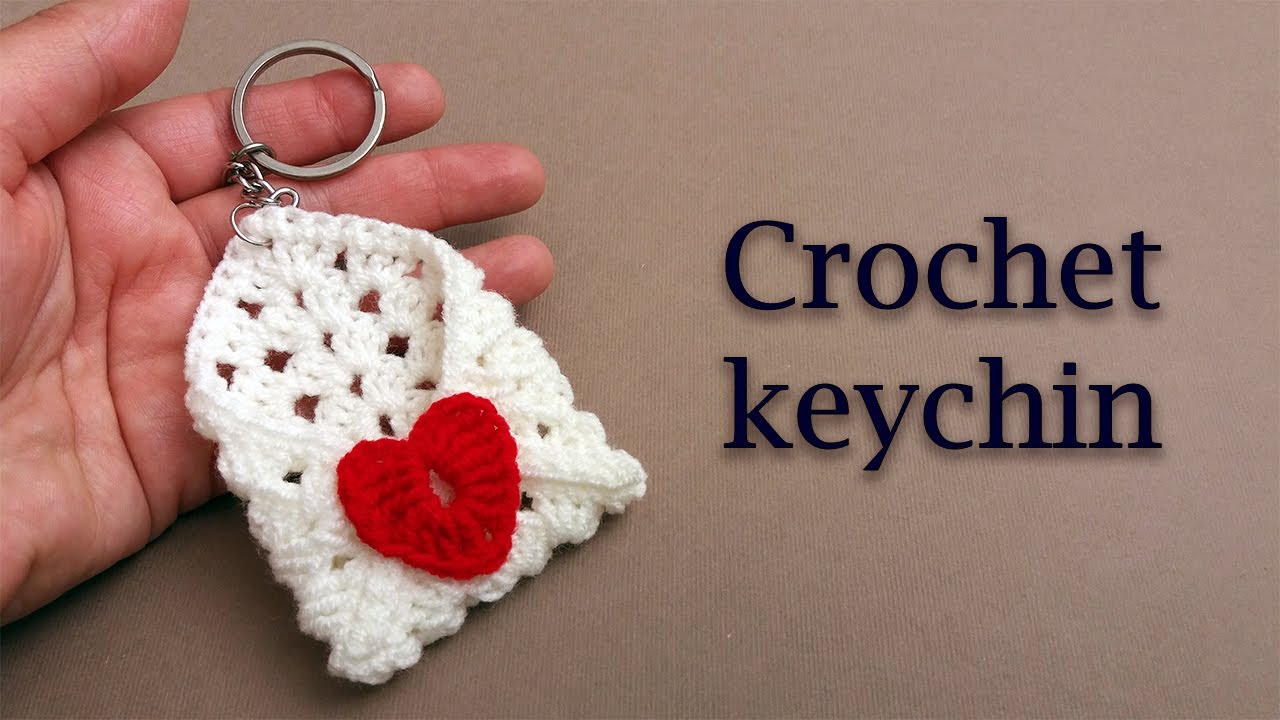 Crochet Keychain Easy | Keychain Crochet Tutorial for Beginners