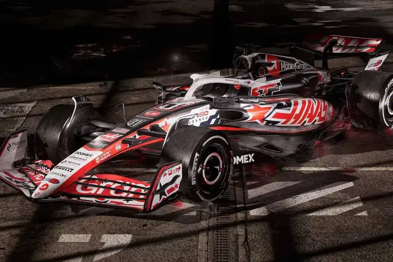 Haas Unveils Stars-and-Stripes Livery for United States Grand Prix