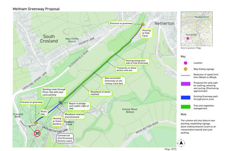 Fresh plans to develop major Kirklees route with 755 metre revamp