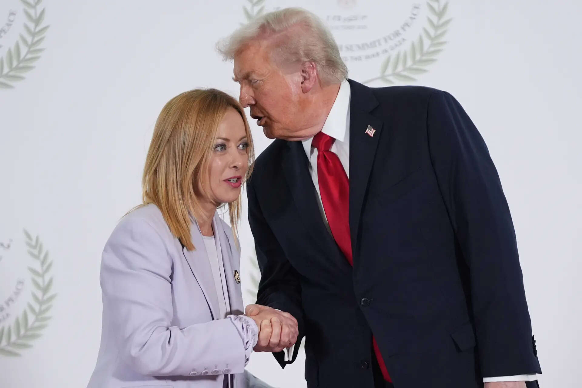 'Giorgia Meloni is a beautiful young woman': Video of Trump praising ...
