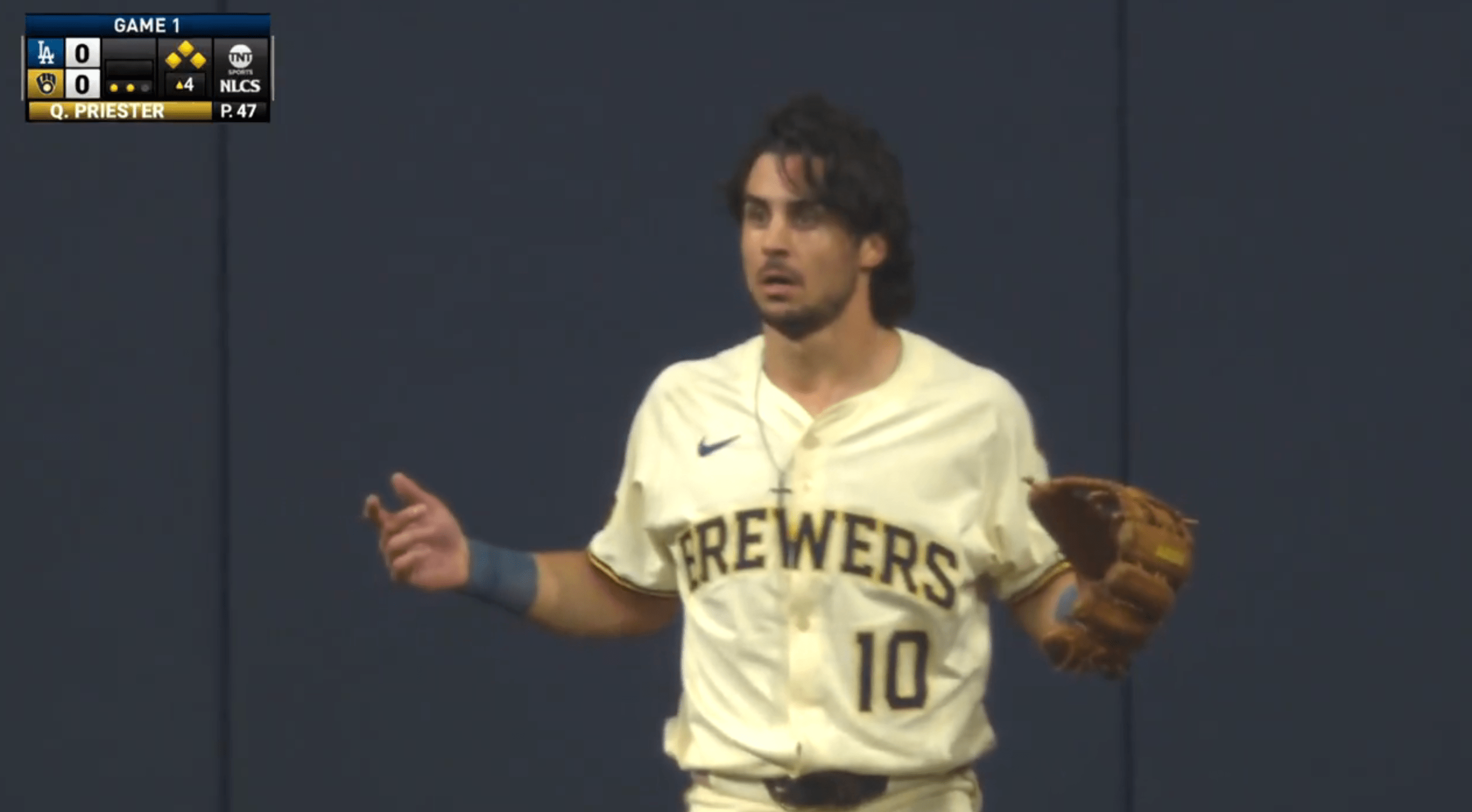 The Brewers turned a Dodgers grand slam into a double play in one wild NLCS sequence