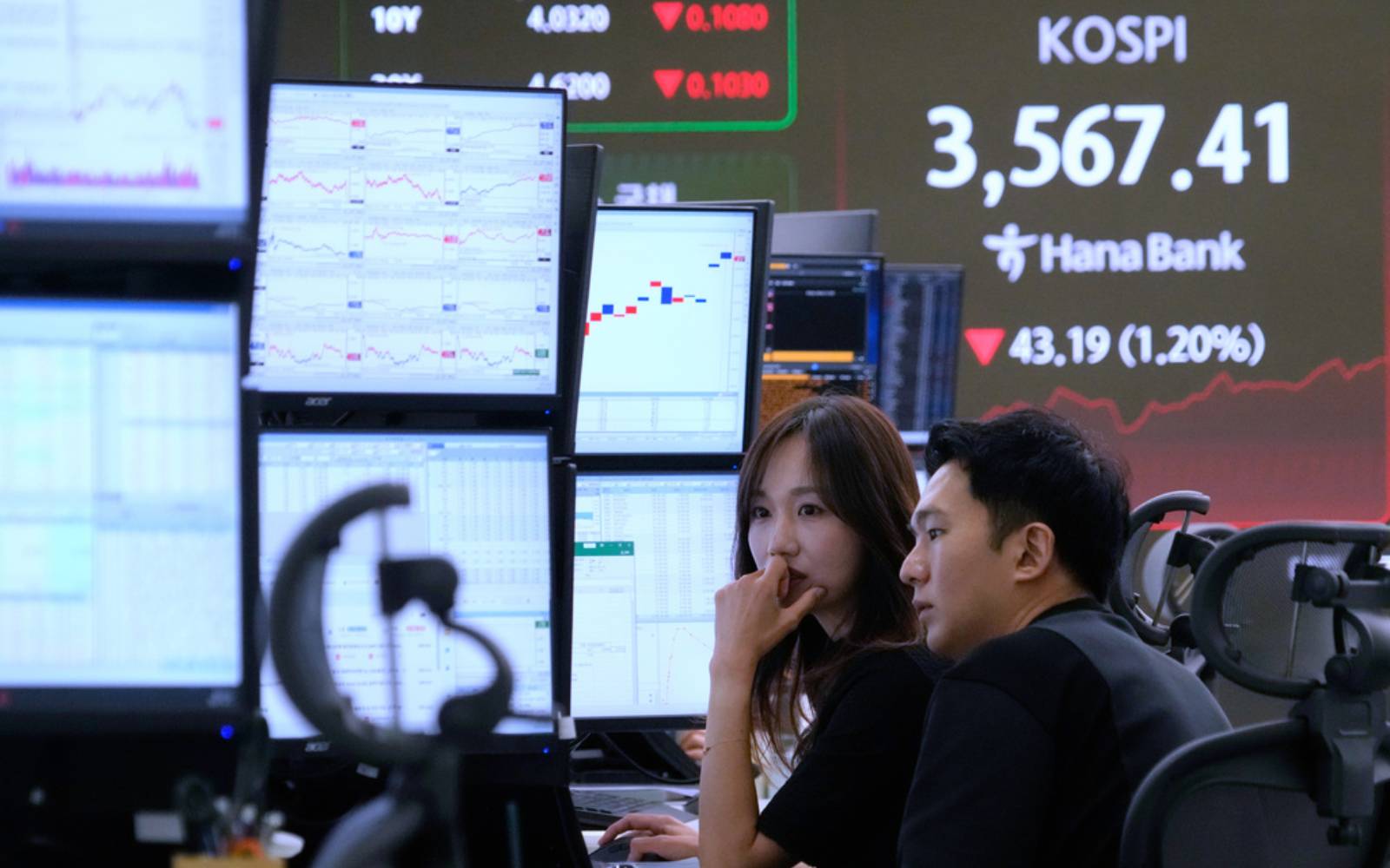 Stocks slide as investors on edge ahead of data, central bank meetings