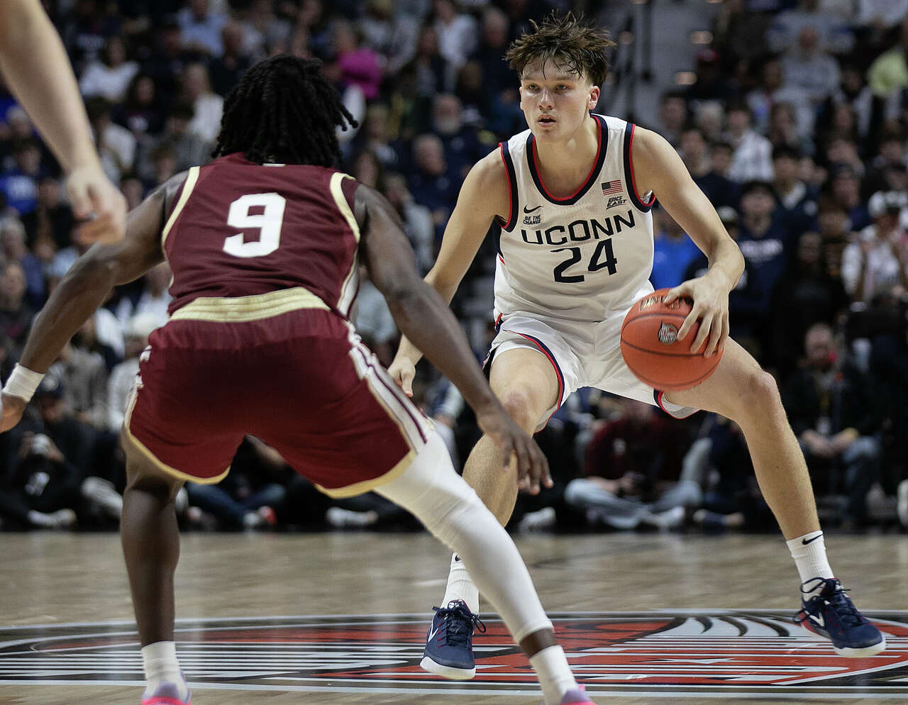 UConn freshman Braylon Mullins out six weeks with ankle injury