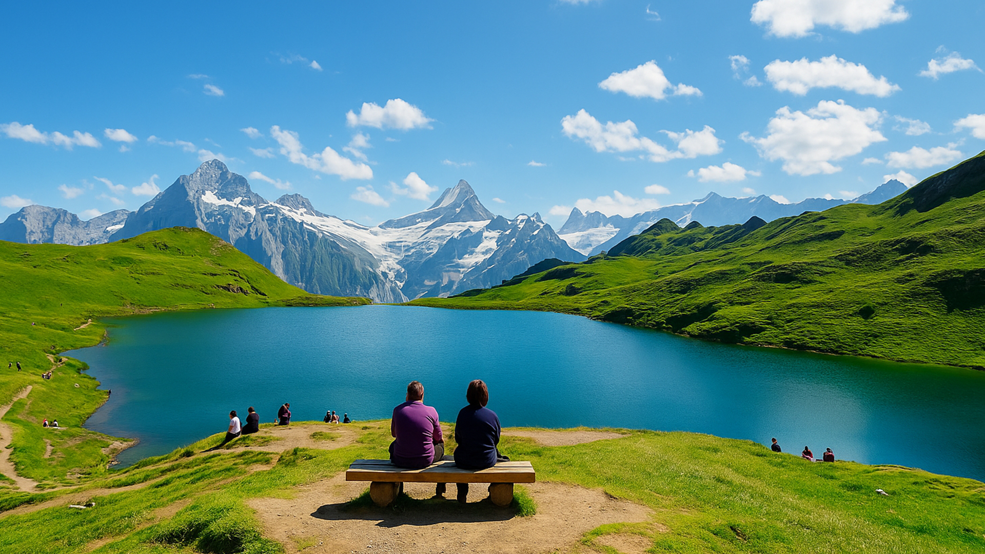 Hiking the Swiss Alps – First to Bachalpsee (4K)