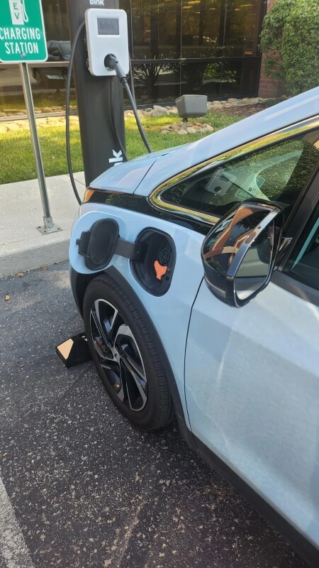 EV driver shares photo of baffling discovery at charging station: 'It's ...