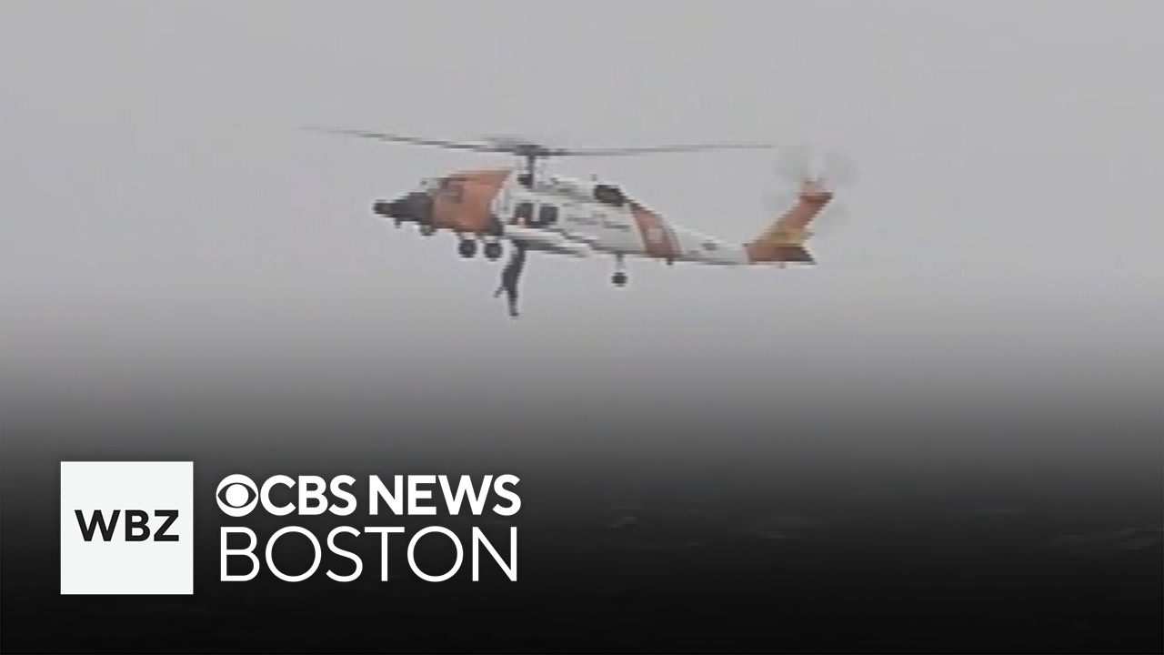 Coast Guard rescues man from water off Cape Cod during nor'easter