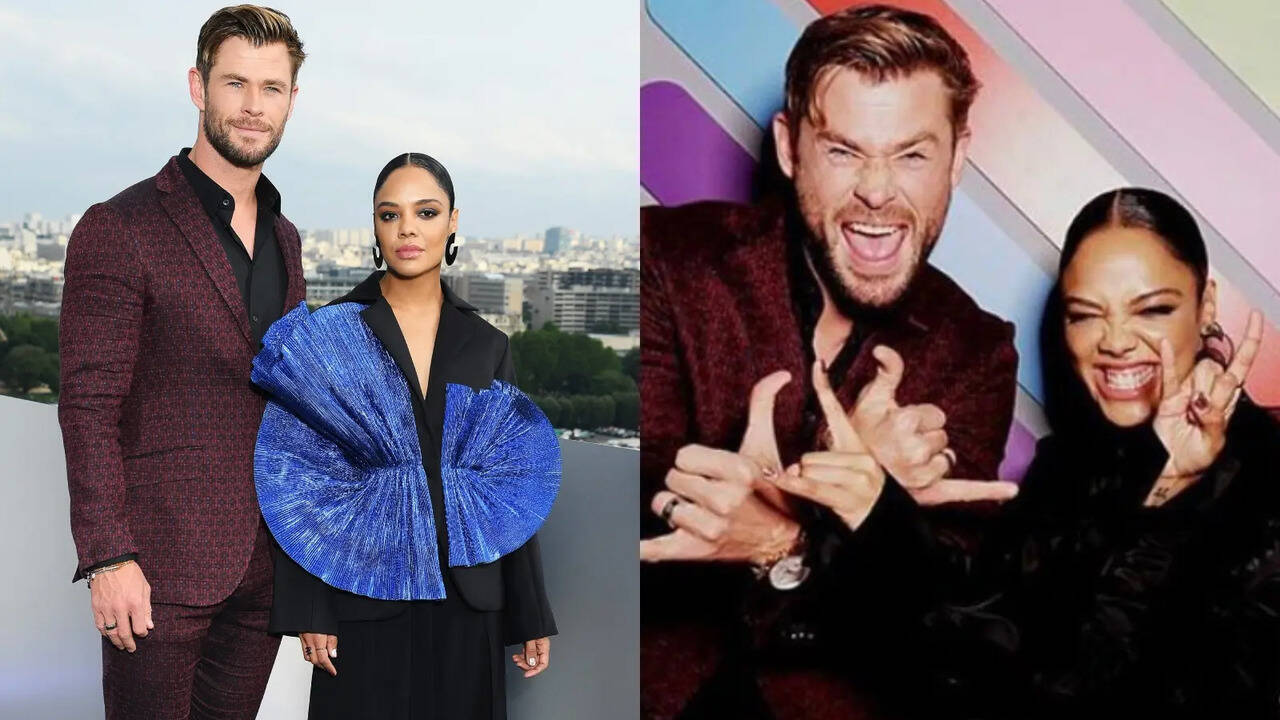 Tessa Thompson Describes Thor Co-Star Chris Hemsworth as a 'Muscular ...