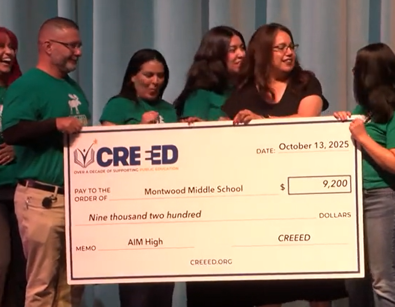 CREEED honors 5 Socorro ISD middle schools for top algebra scores