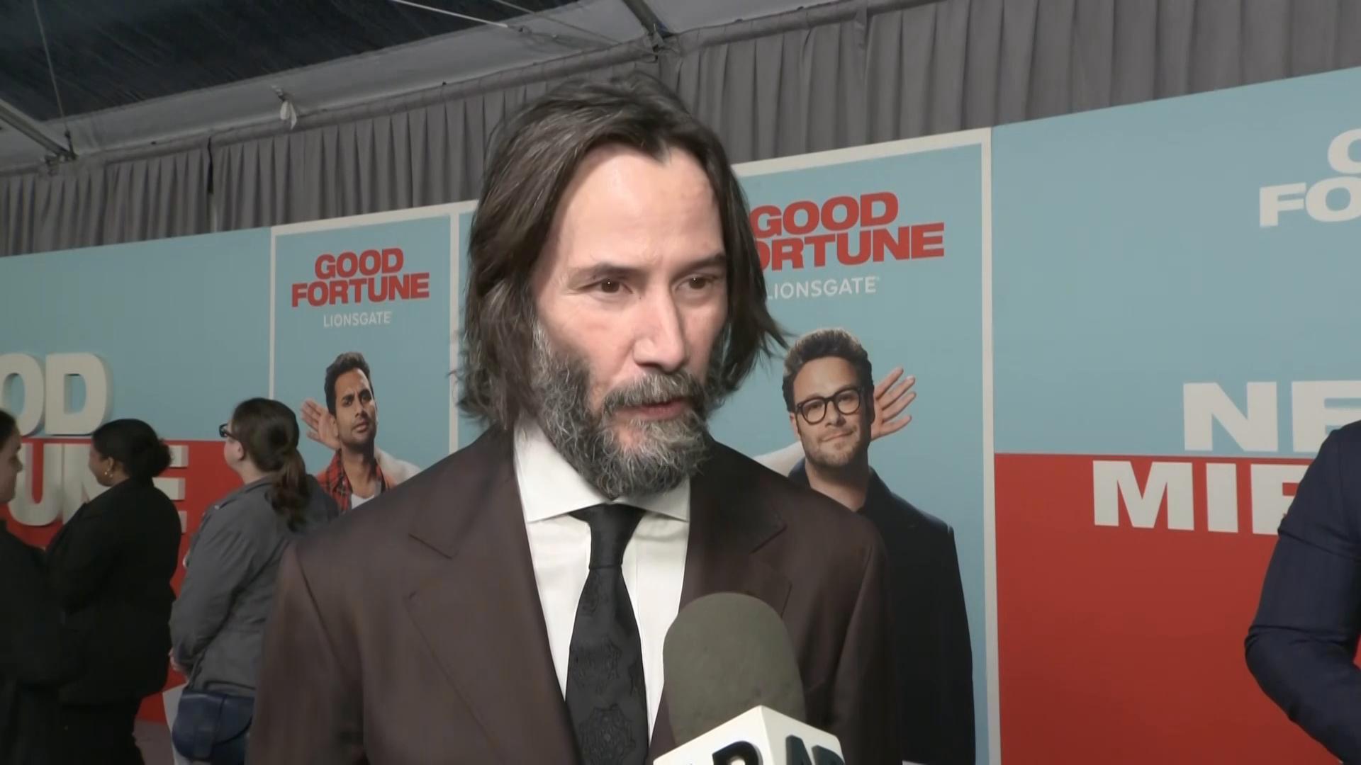 Keanu Reeves remembers 'unique' Diane Keaton