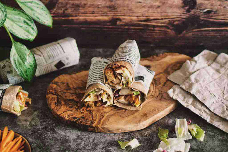 Rezept: Buffalo-Chicken-Wraps
