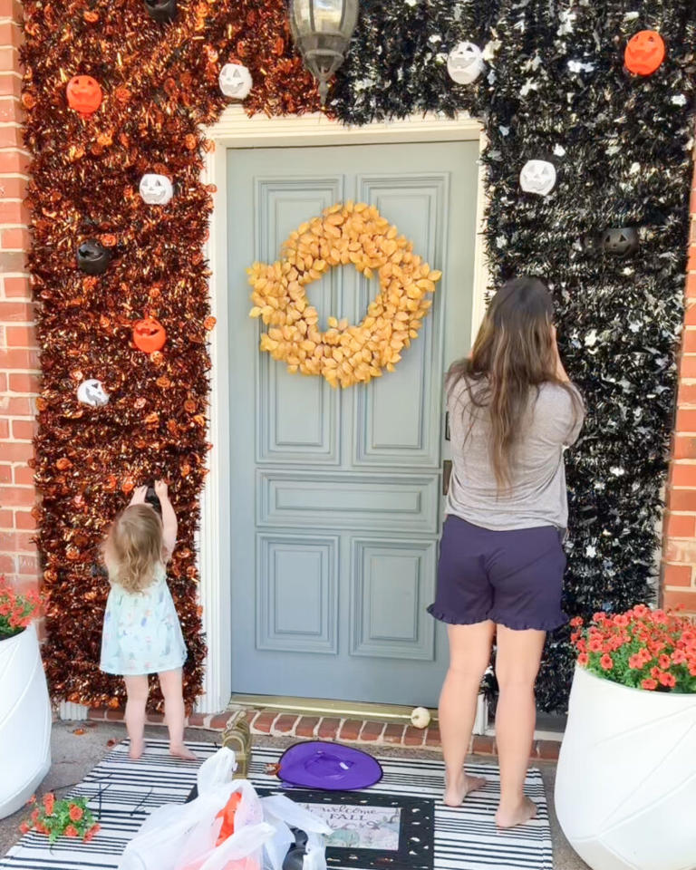 Over-the-Top Pumpkin Arch DIY (Using Dollar Tree & Walmart Finds!)