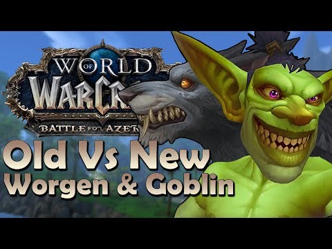 NEW Goblin/Worgen Model Comparison - Patch 8.2.5 | Battle for Azeroth