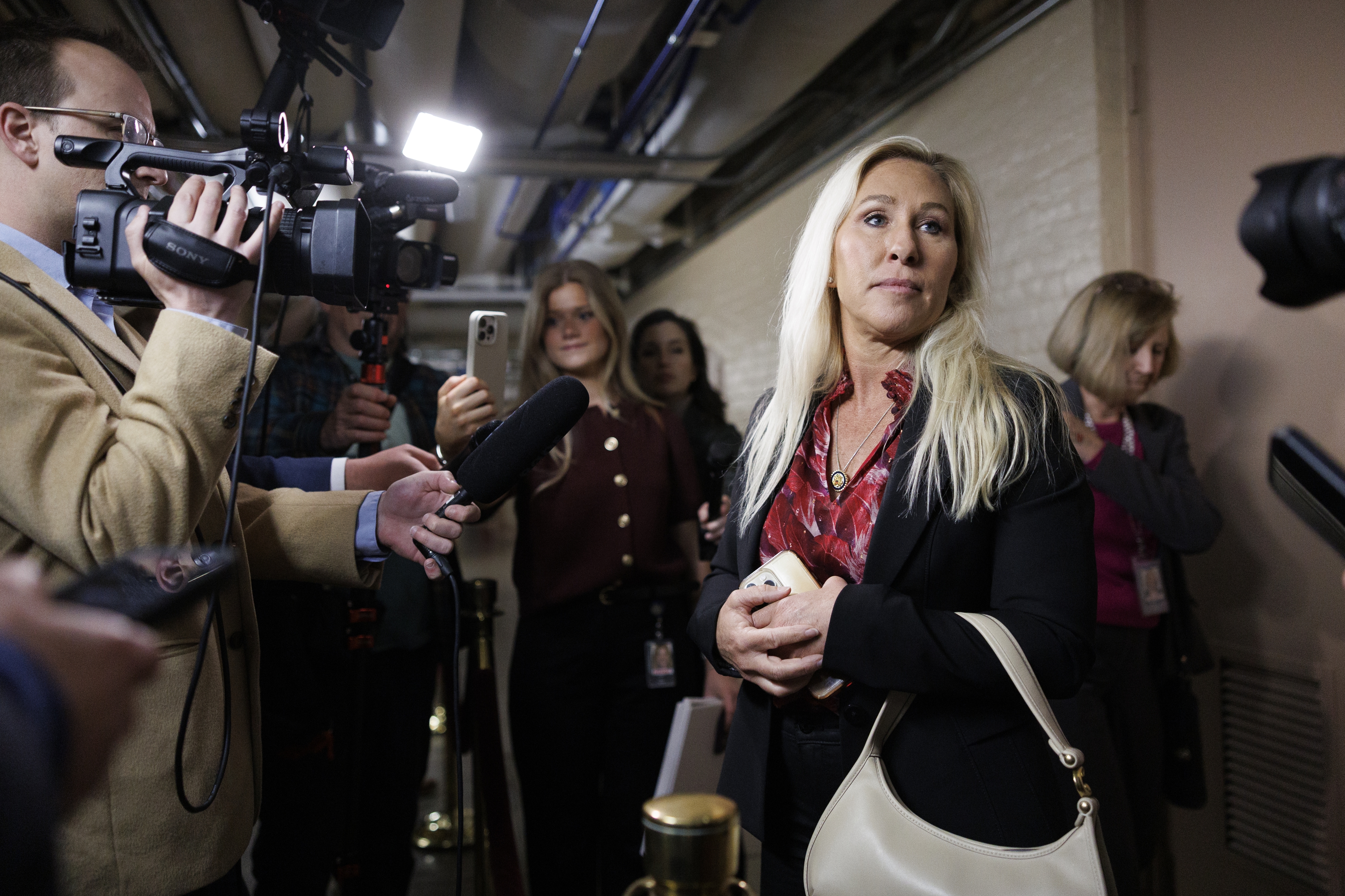 Marjorie Taylor Greene, tearing into her own party, says GOP men in ...