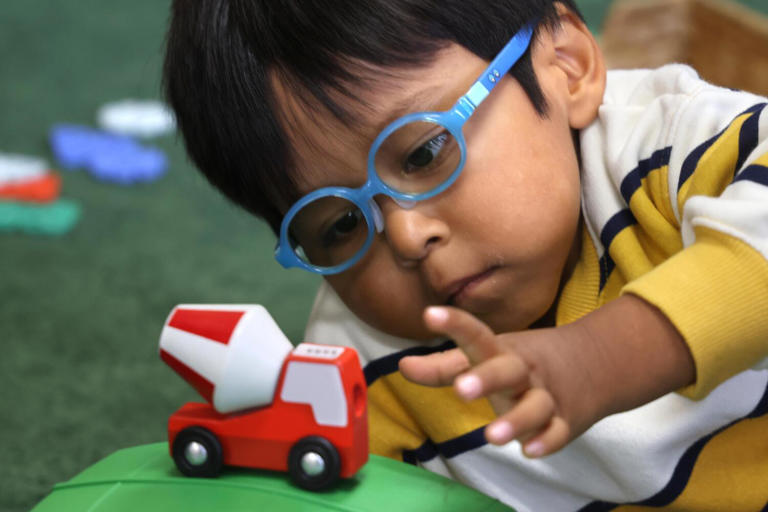 Light boxes, braille writers and smell: How this child care center ...