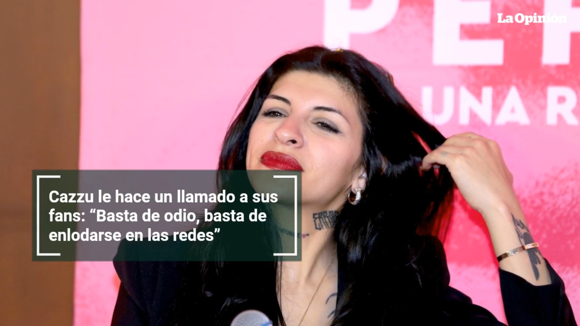 Cazzu le hace un llamado a sus fans: “Basta de odio, basta de enlodarse ...