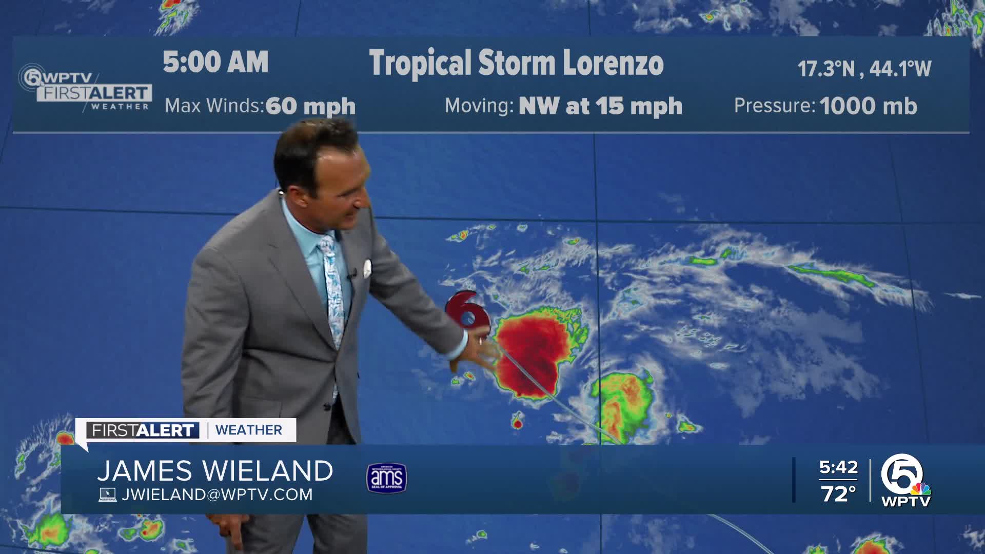 Tropical Storm Lorenzo poses no threat to U.S., sharp hook towards ...