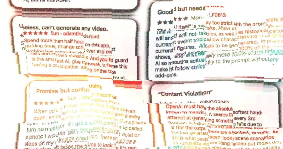 Users Have One Big Problem with Sora