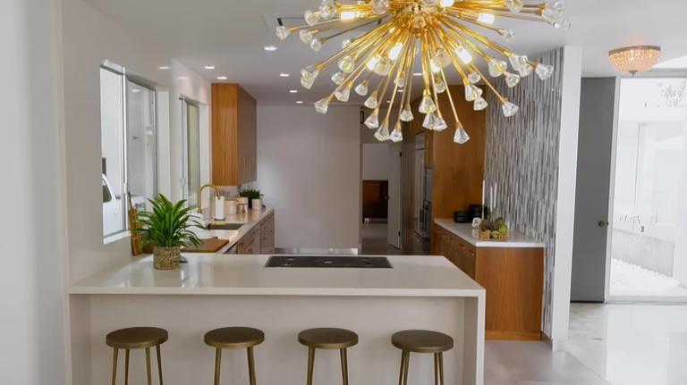 Christina Haack's Genius Kitchen Island Alternative For Small Kitchens