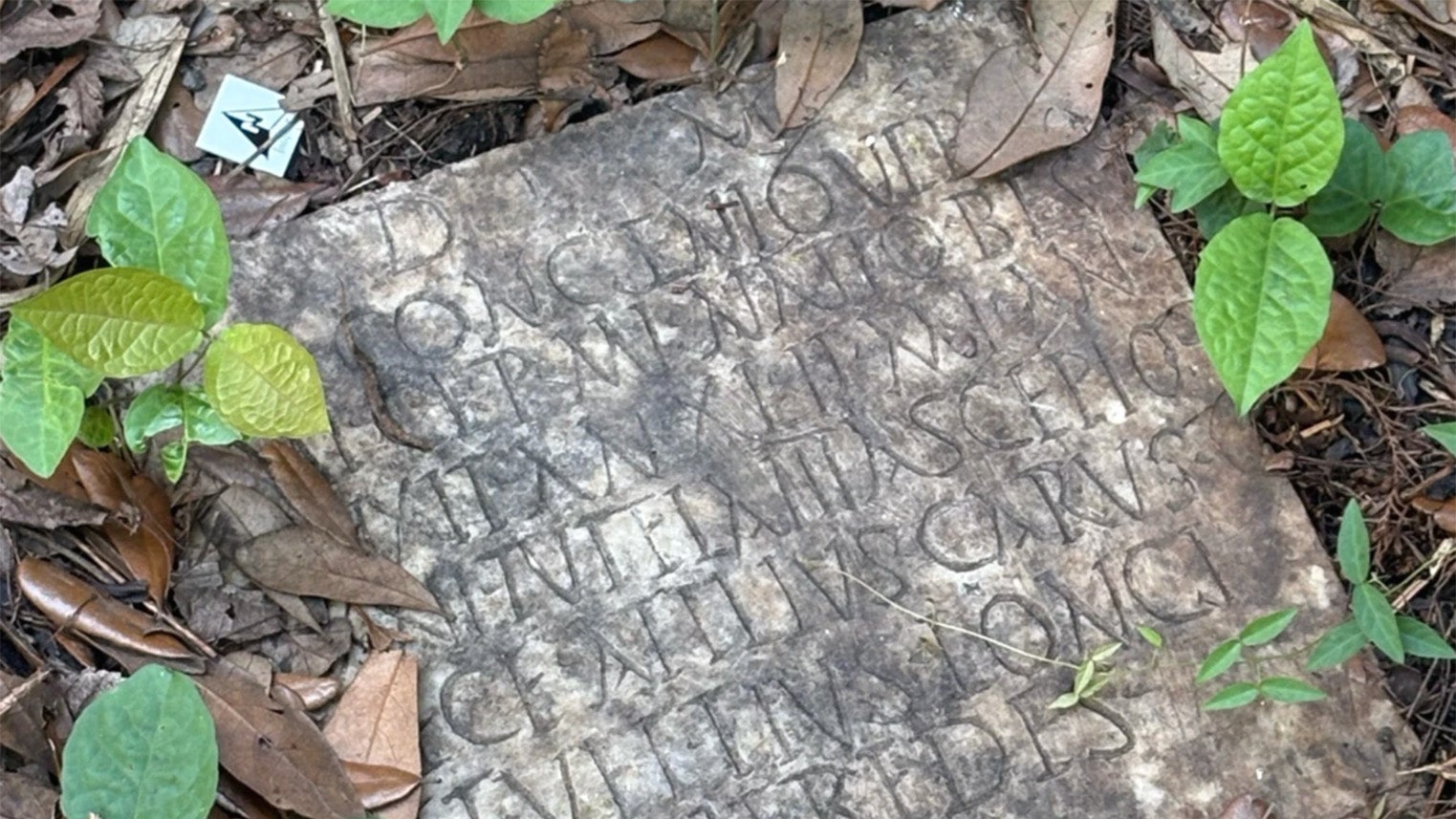Ancient Roman Grave Marker Discovered In New Orleans Backyard