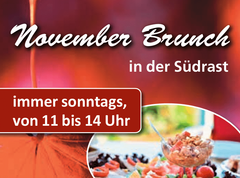 Genussvoll in den Sonntag starten – November-Brunch in der Südrast