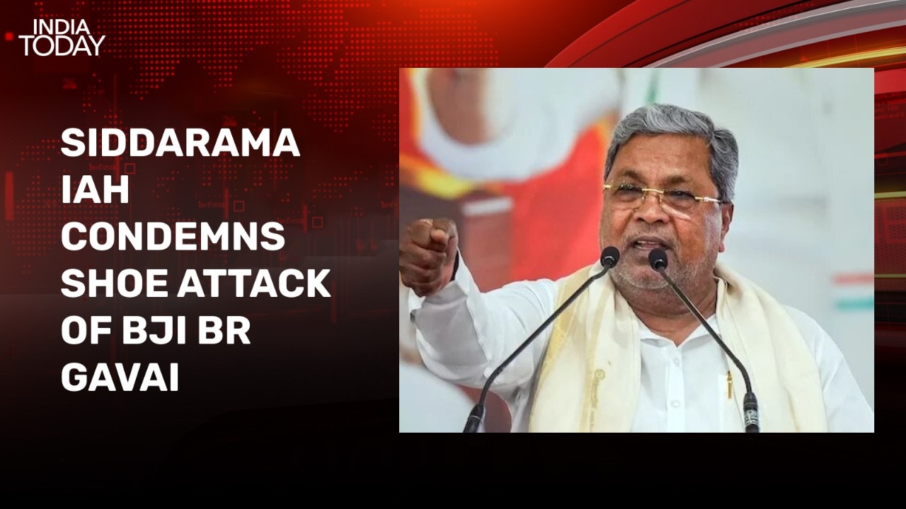Siddaramaiah speaks on shoe attack on CJI; Congress slams DMK over ...