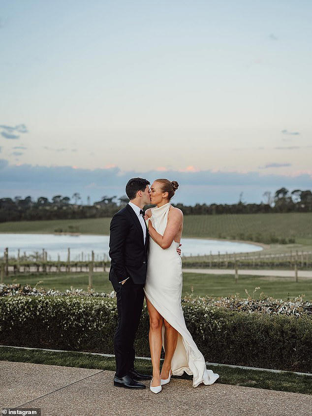 Nic Newman marries longtime love Samantha Paterson in stunning ...