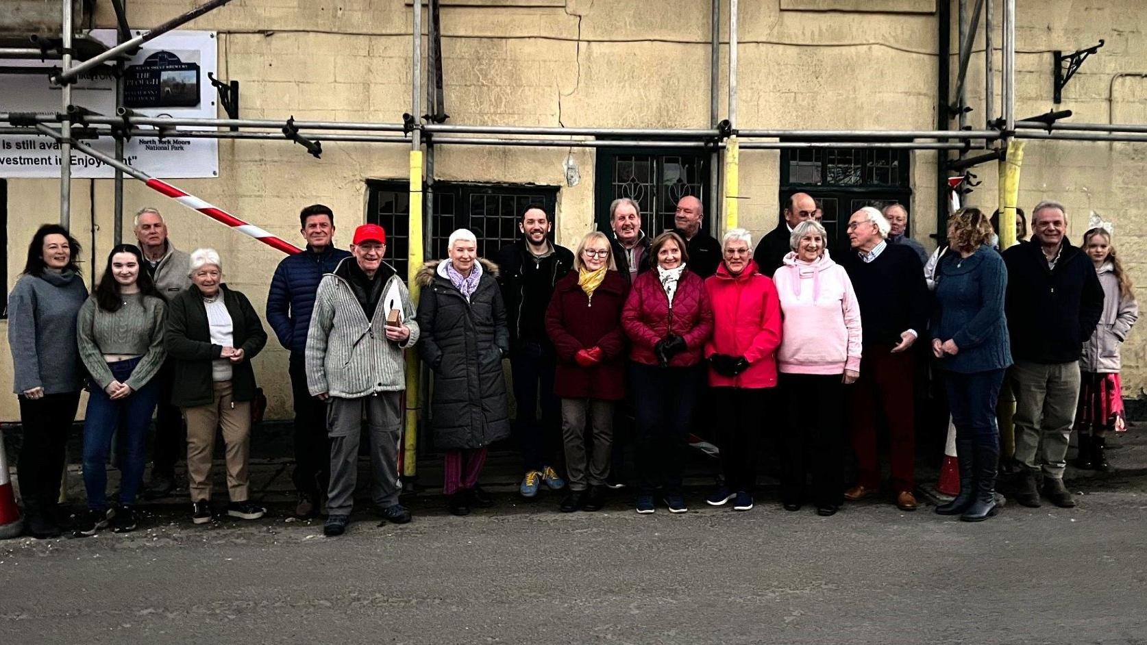 Comedian joins village's fight to restore pub