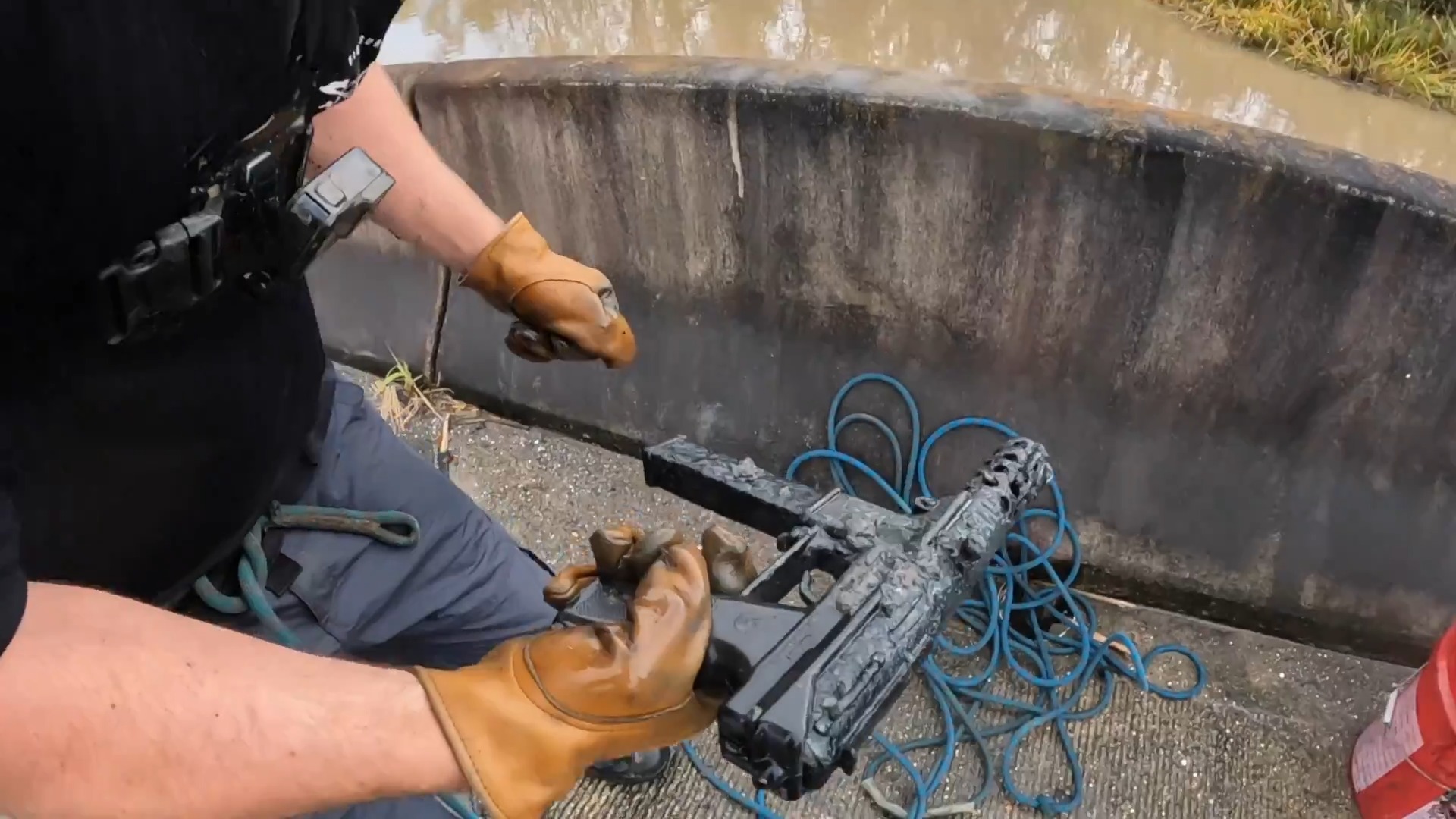 Nothing Says “Peaceful Day Out” Like Finding a Machine Gun