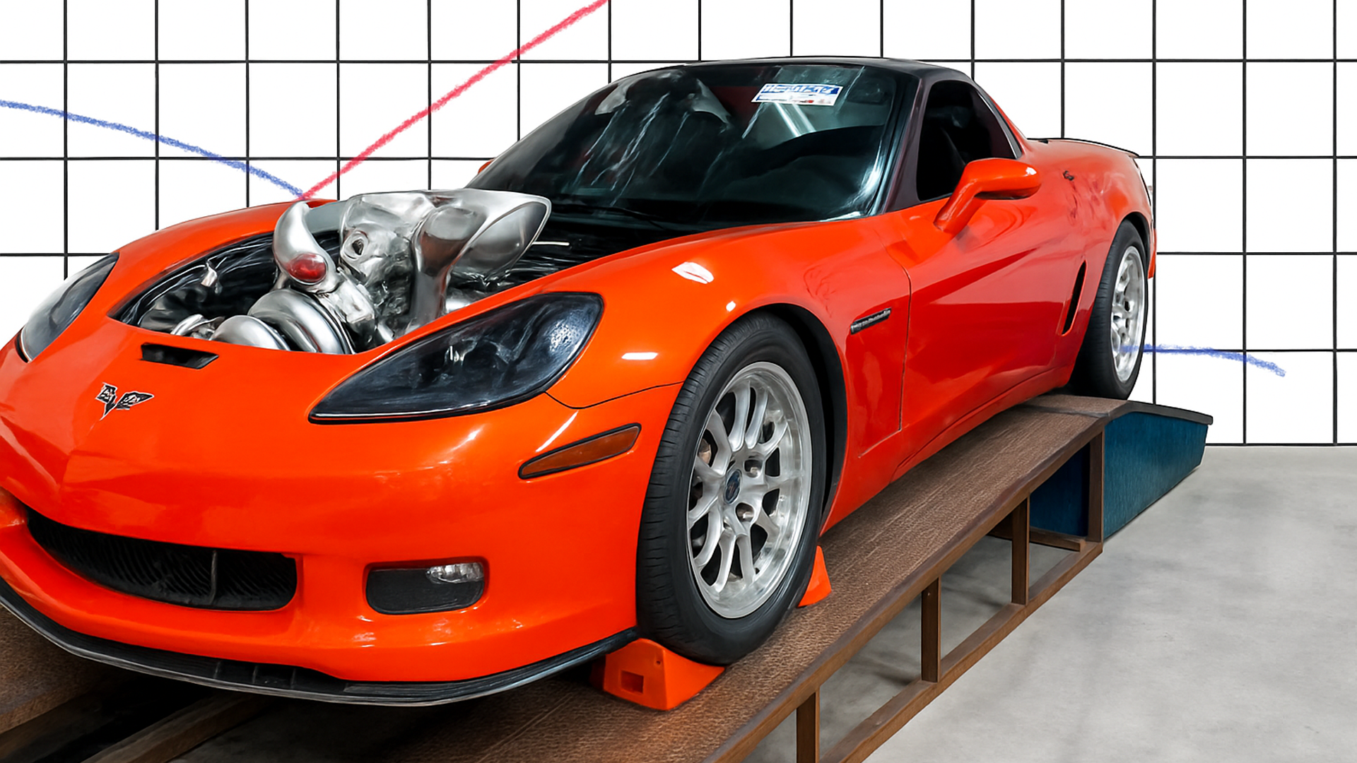 Turbocharged Totaled Corvette Makes Big Power