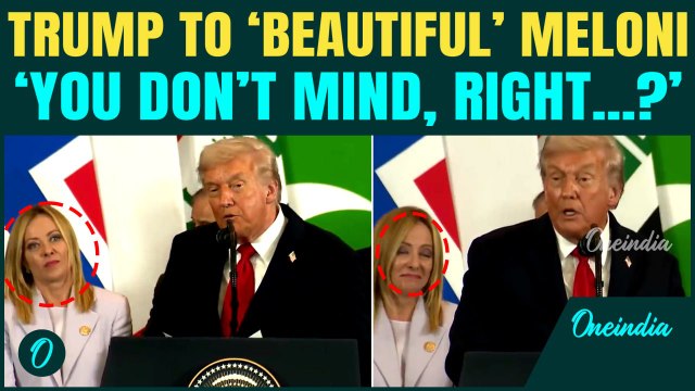 Trump’s SHOCKING Remark leaves Italian PM Meloni embarrassed at the ...