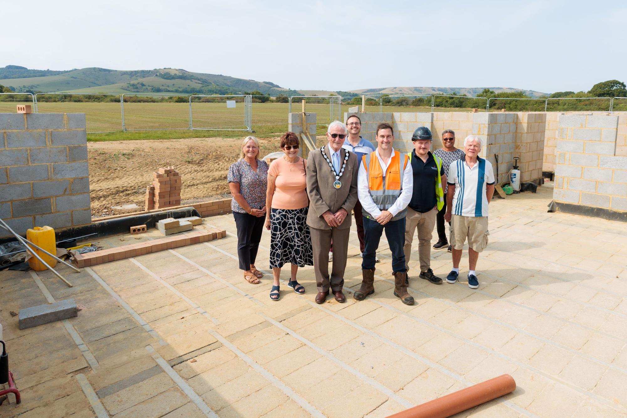 Progress in play at Meadowburne Place Sports Pavilion