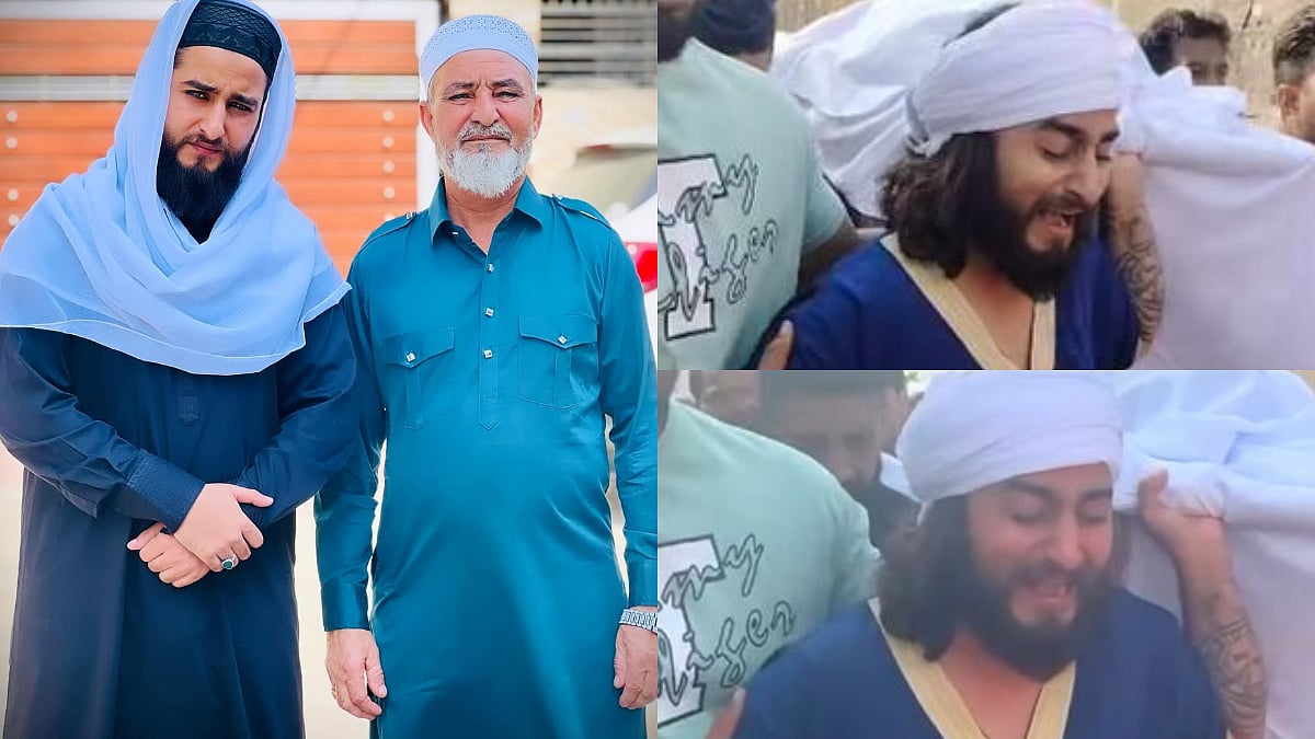 Punjabi Singer Khan Saab Cries Inconsolably While Lending Shoulder To His Father's Mortal ...