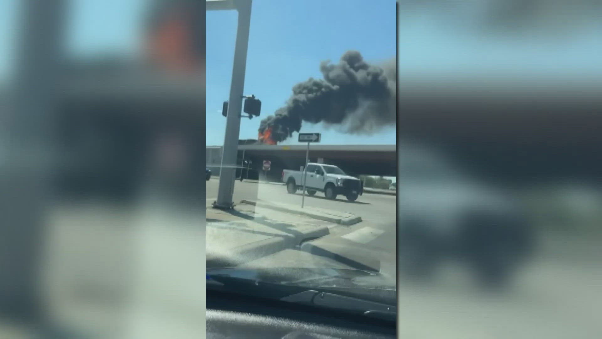 18-Wheeler erupts in flames on I-35 in Bellmead, causing hours-long ...